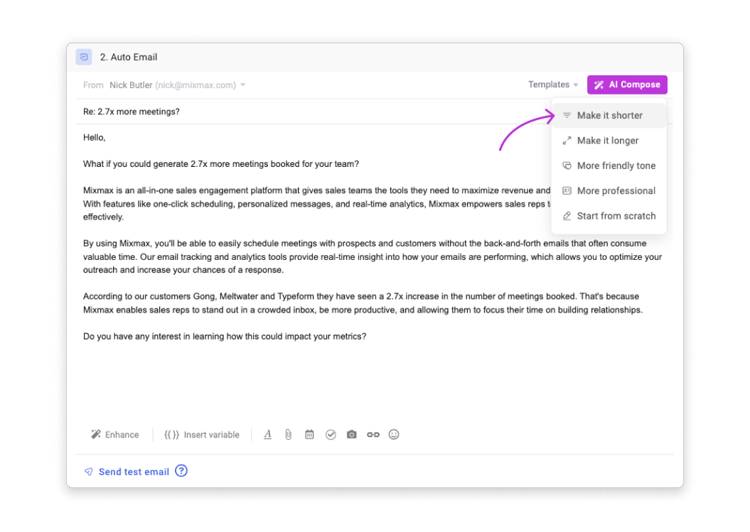Write Emails 10x Faster With Mixmax AI Compose | Mixmax